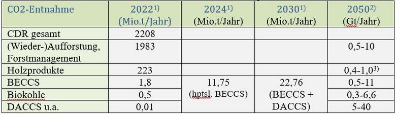 Kohlendioxidentzug durch Aufforstung – Klimawandel